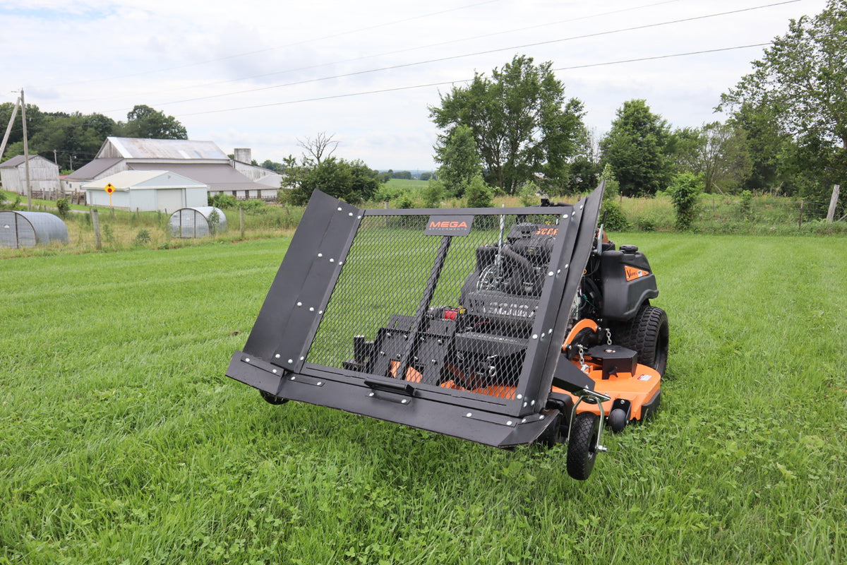 Commercial Leaf Plow for Stand-On Mowers – Mega Attachments