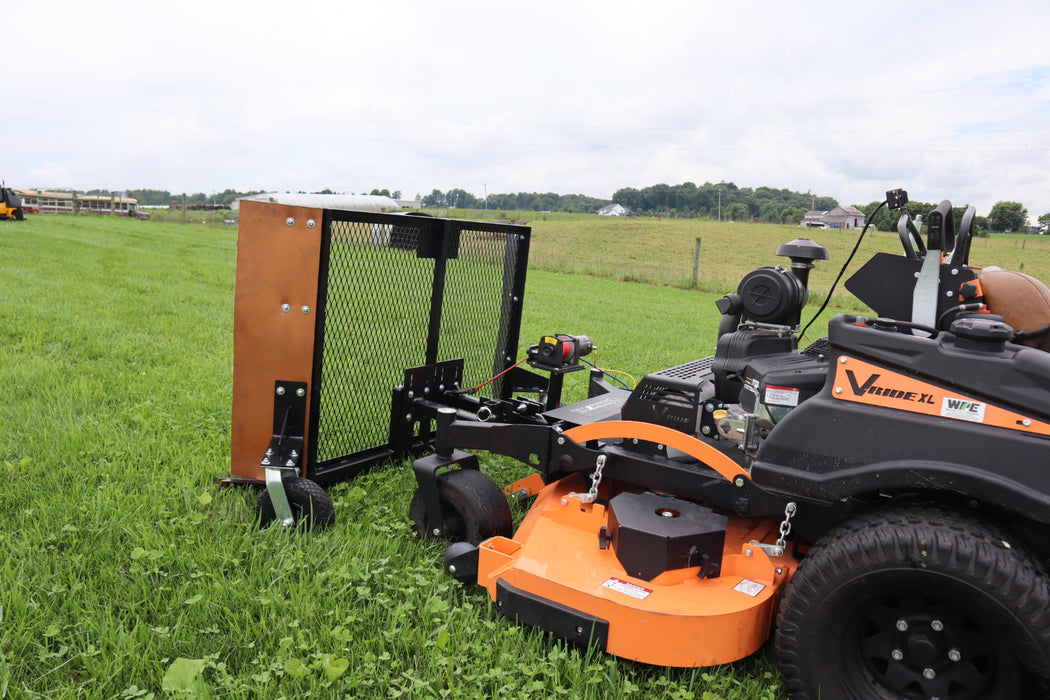 Commercial Leaf Plow for Stand-On Mowers – Mega Attachments