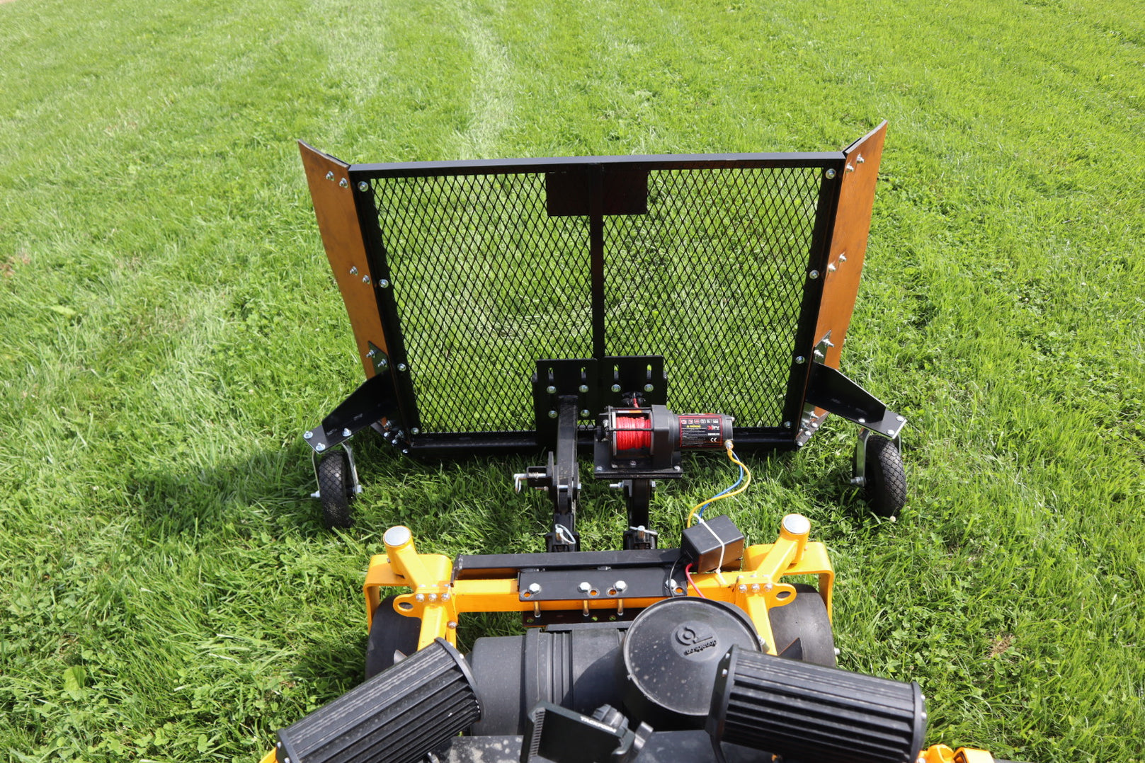 Commercial Leaf Plow for Stand-On Mowers – Mega Attachments